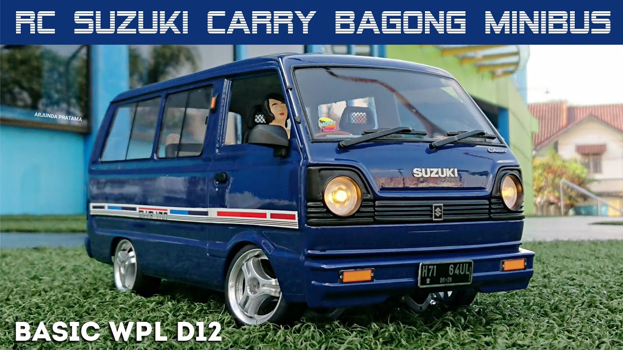 WPL D12 MINIBUS CUSTOM | RC CARRY BAGONG / CARRY BUEK - YouTube