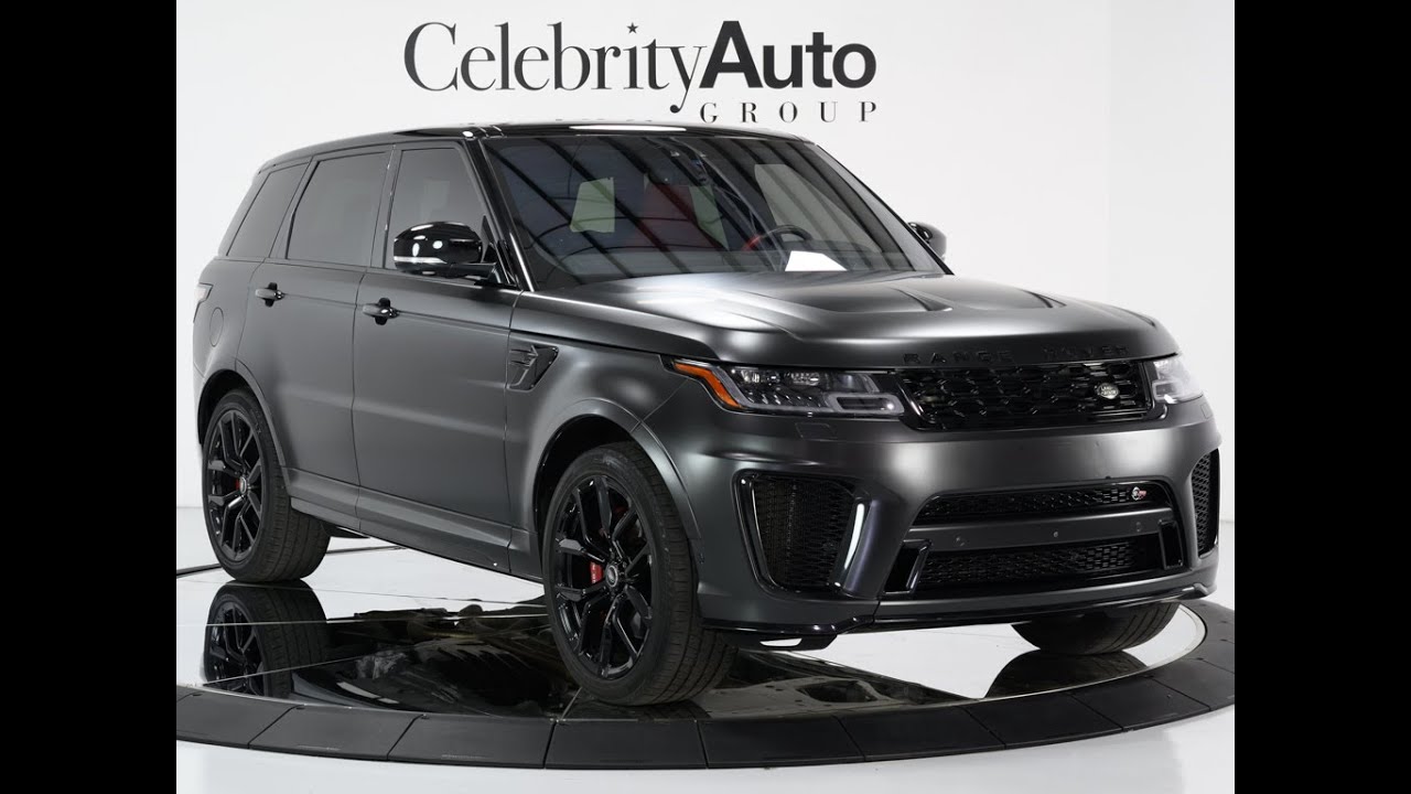 2019 LAND ROVER RANGE ROVER SPORT SVR 22” STYLE 5083 GLOSS BLACK WHEELS ...