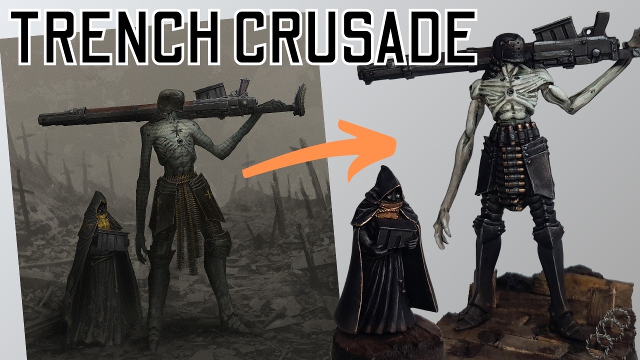 Painting Trench Crusade Minis - YouTube