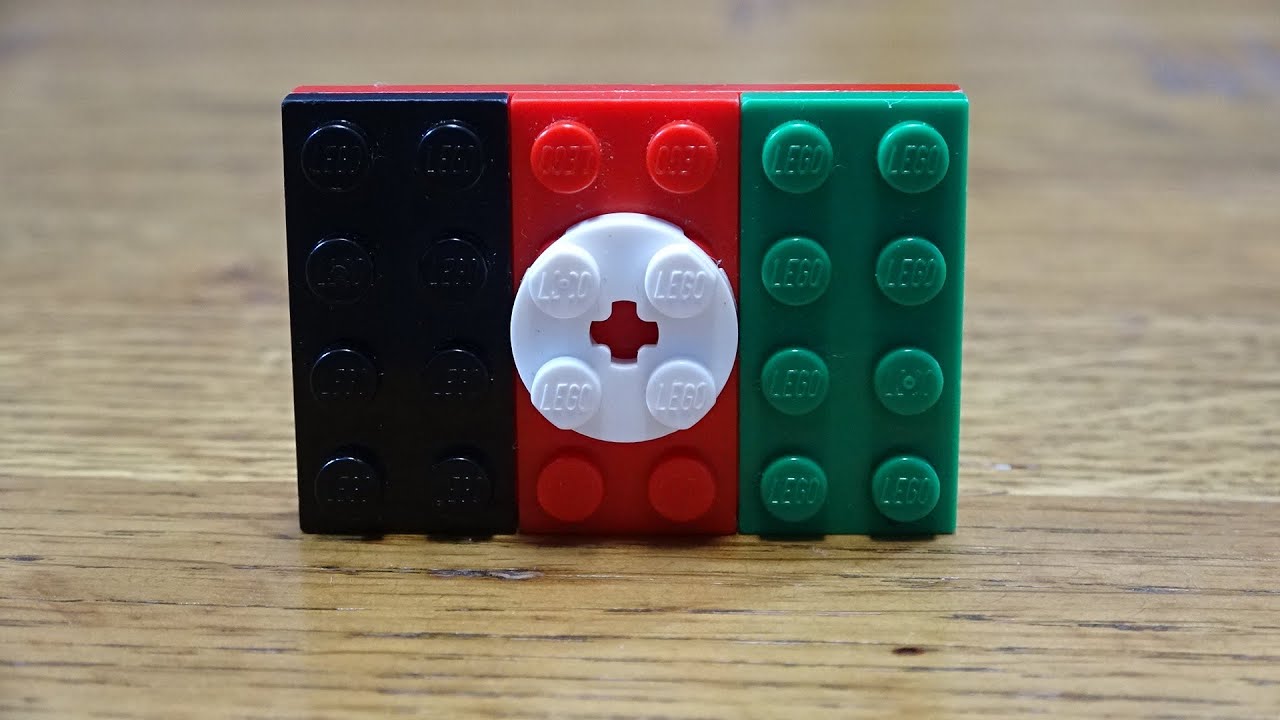 Building a Lego Country Flag of Afghanistan - YouTube