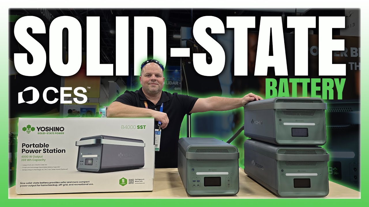 Solid State Battery Technology - Yoshino CES 2025 - YouTube