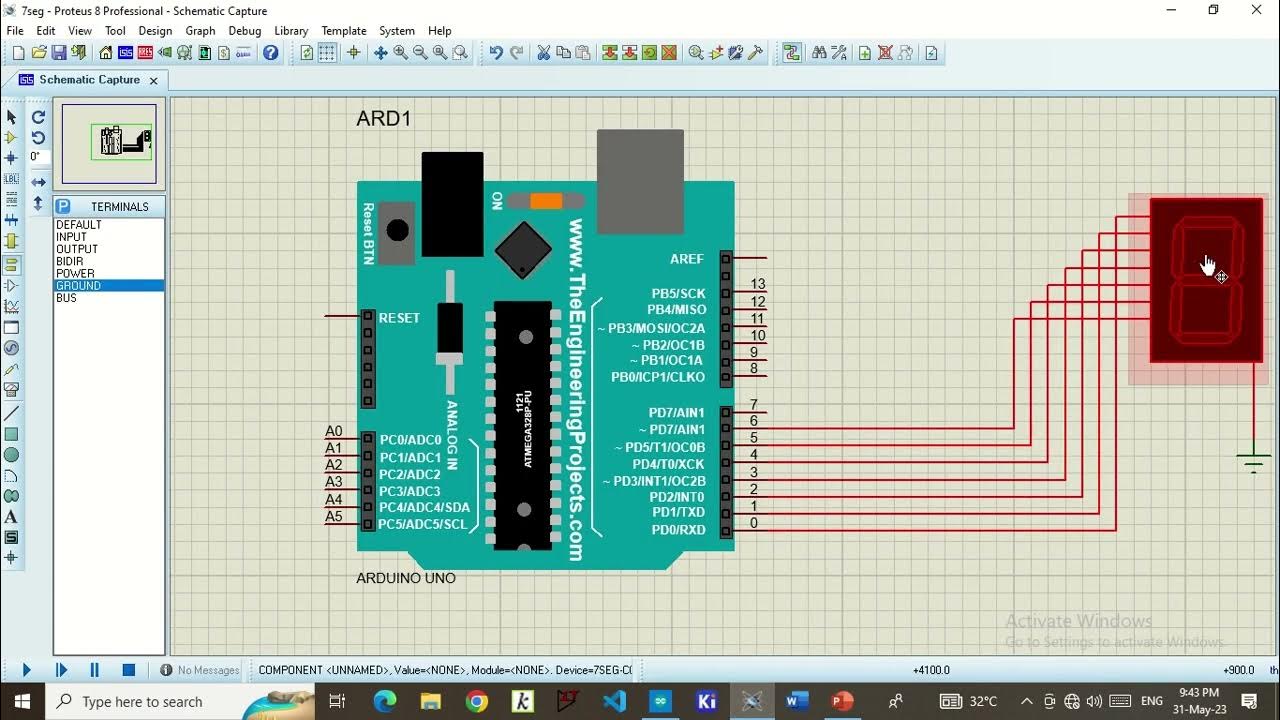 Part 46 Programming 7 Segment Display With Arduino Hexadecimal Values Variables And Loops