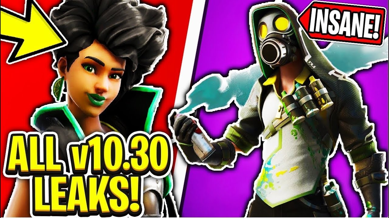 *NEW* Fortnite ALL LEAKED v10.30 Skins, Emotes! (HotWire, LimeLight ...