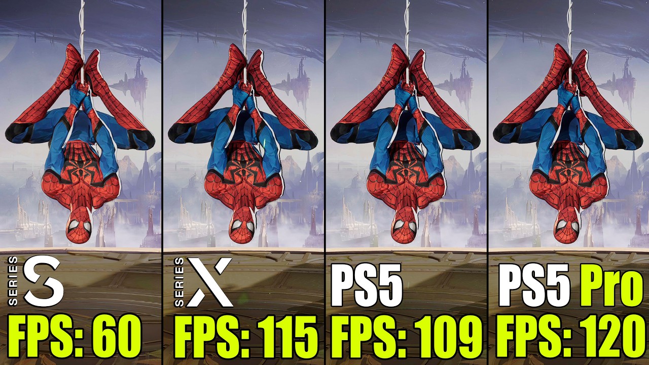 Marvel Rivals Xbox Series S vs. Series X vs. PS5 vs. PS5 Pro Comparison ...