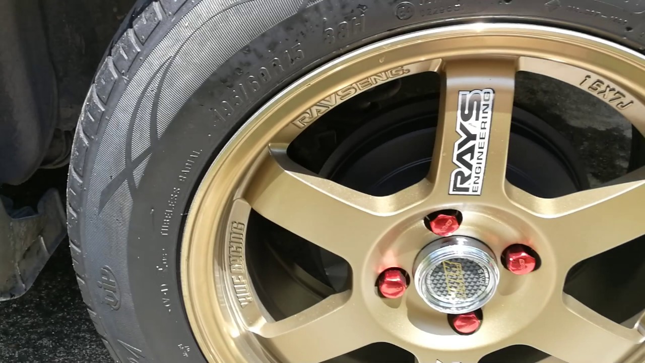 Te 37 wheel Te 37 racing wheel - YouTube