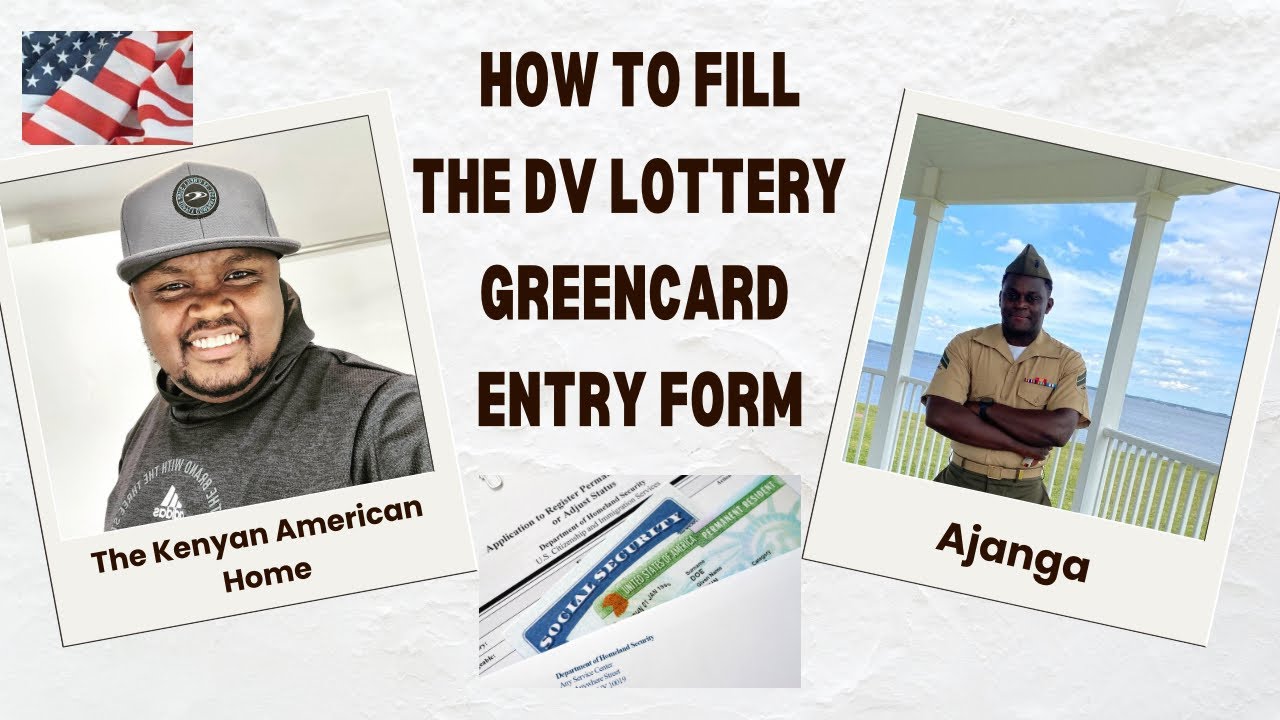 How To Fill Out The US DV Lottery Greencard Entry Form || Form DS-5501 ...
