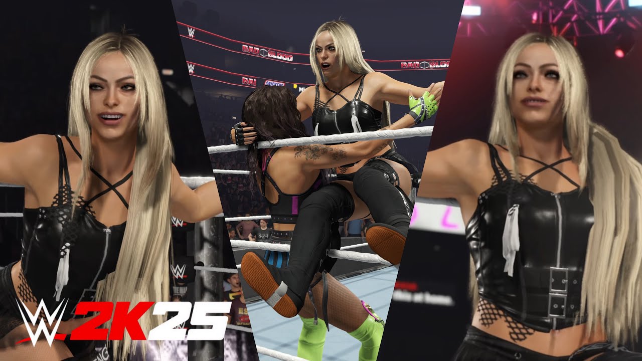 WWE 2K25 LIV MORGAN ENTRANCE, MOVESETS, & VICTORY SCENE| SIMPLE EVE ...