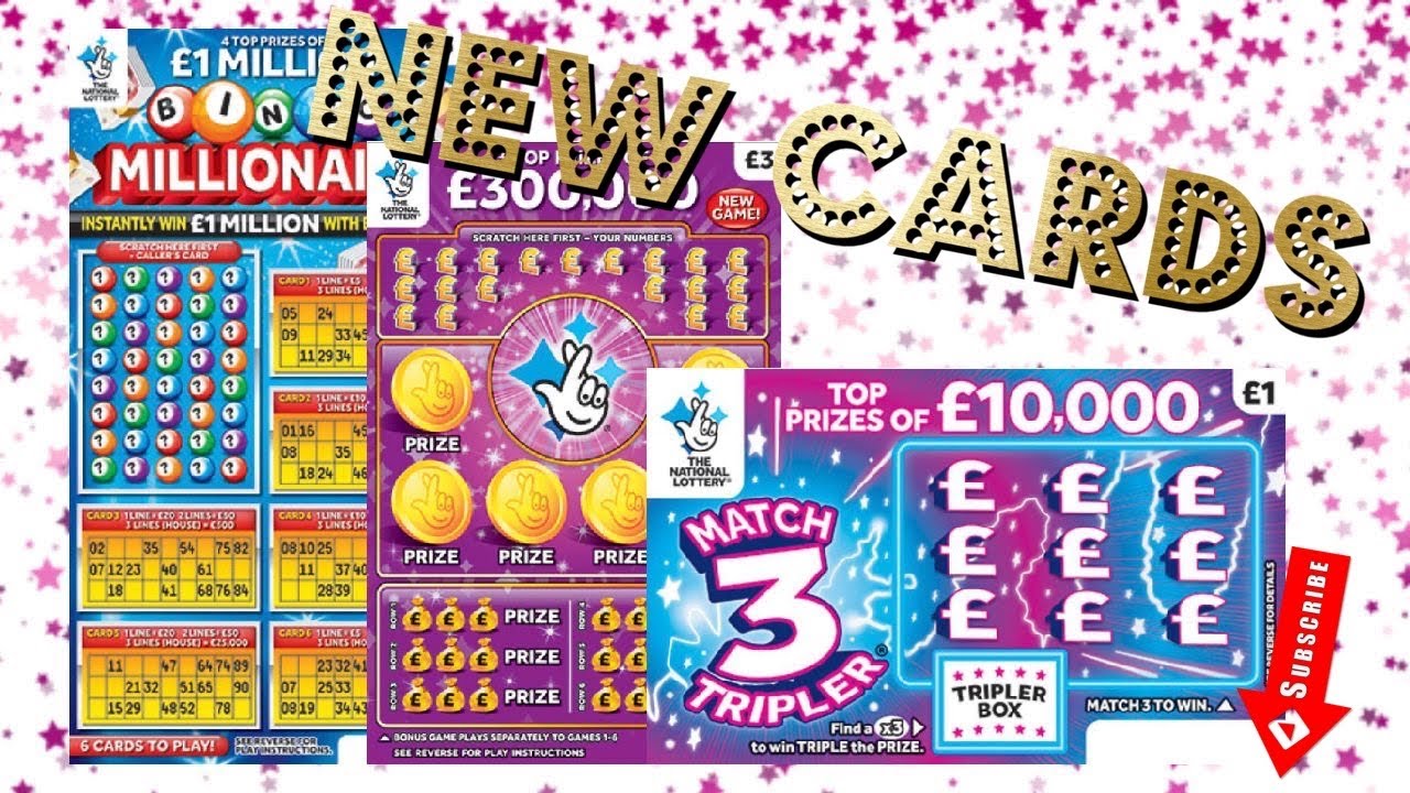 NEW Scratch Cards Match 3 Tripler, £300k Purple and Bingo Millionaire ...
