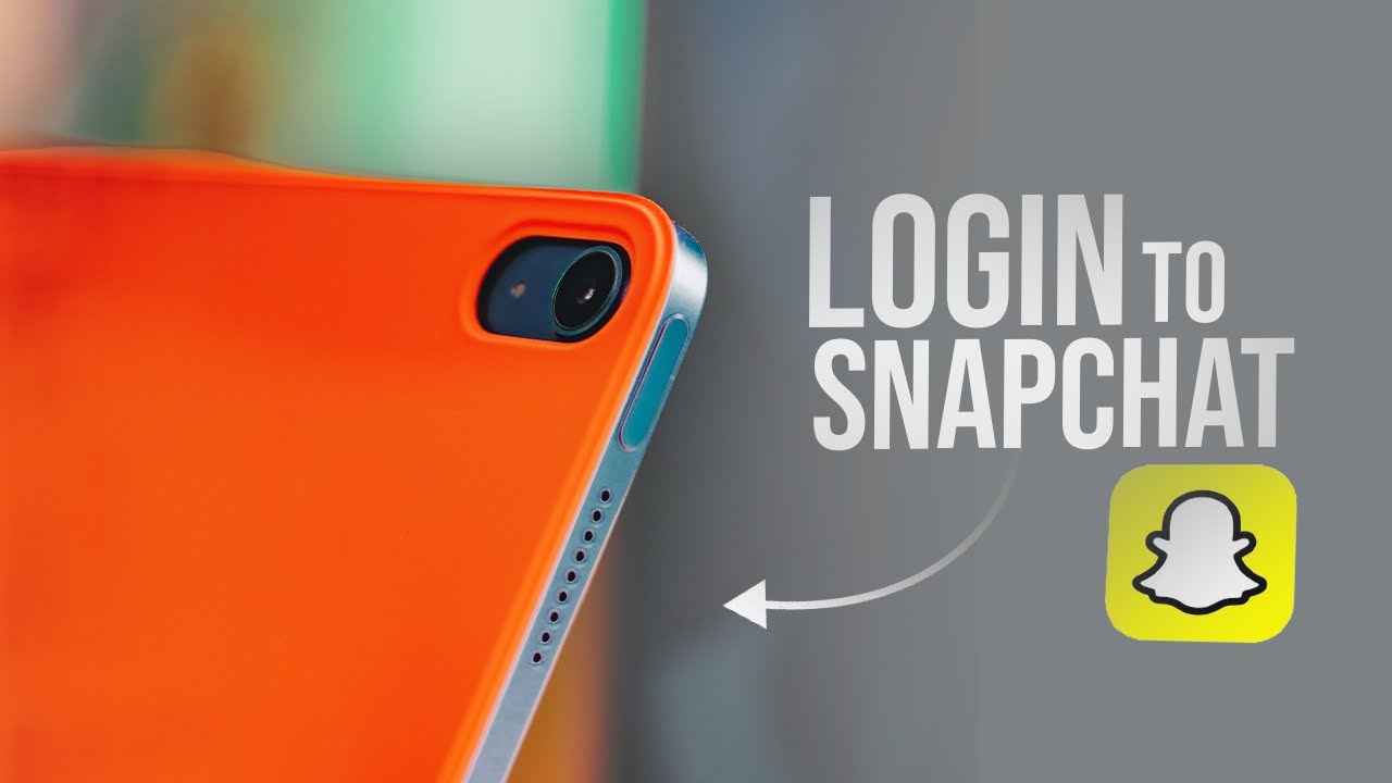 How to Login Snapchat in iPad (tutorial) - YouTube