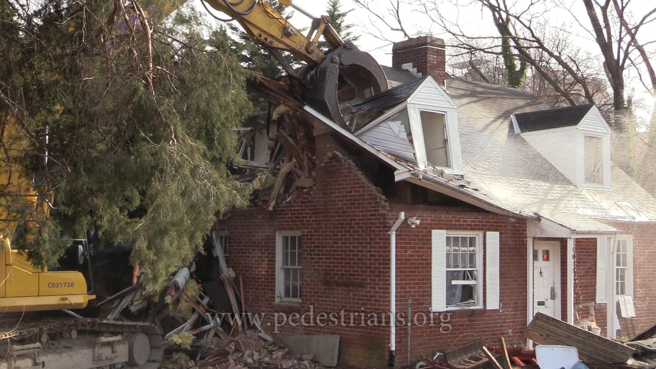 House Demolition 1, Old Georgetown - YouTube