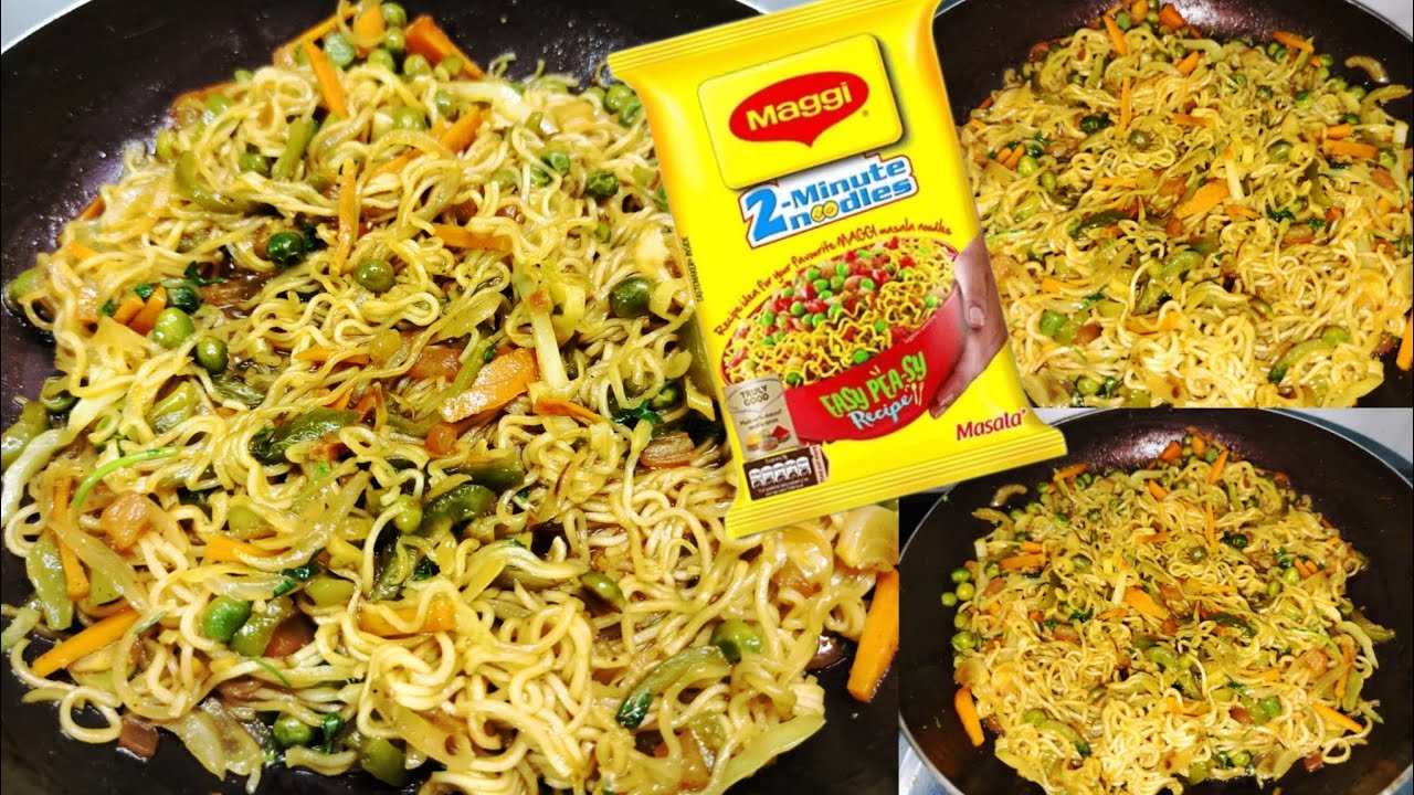 meggi Masala Recipe yummy and tasty vegetable meggi Masala Recipe - YouTube