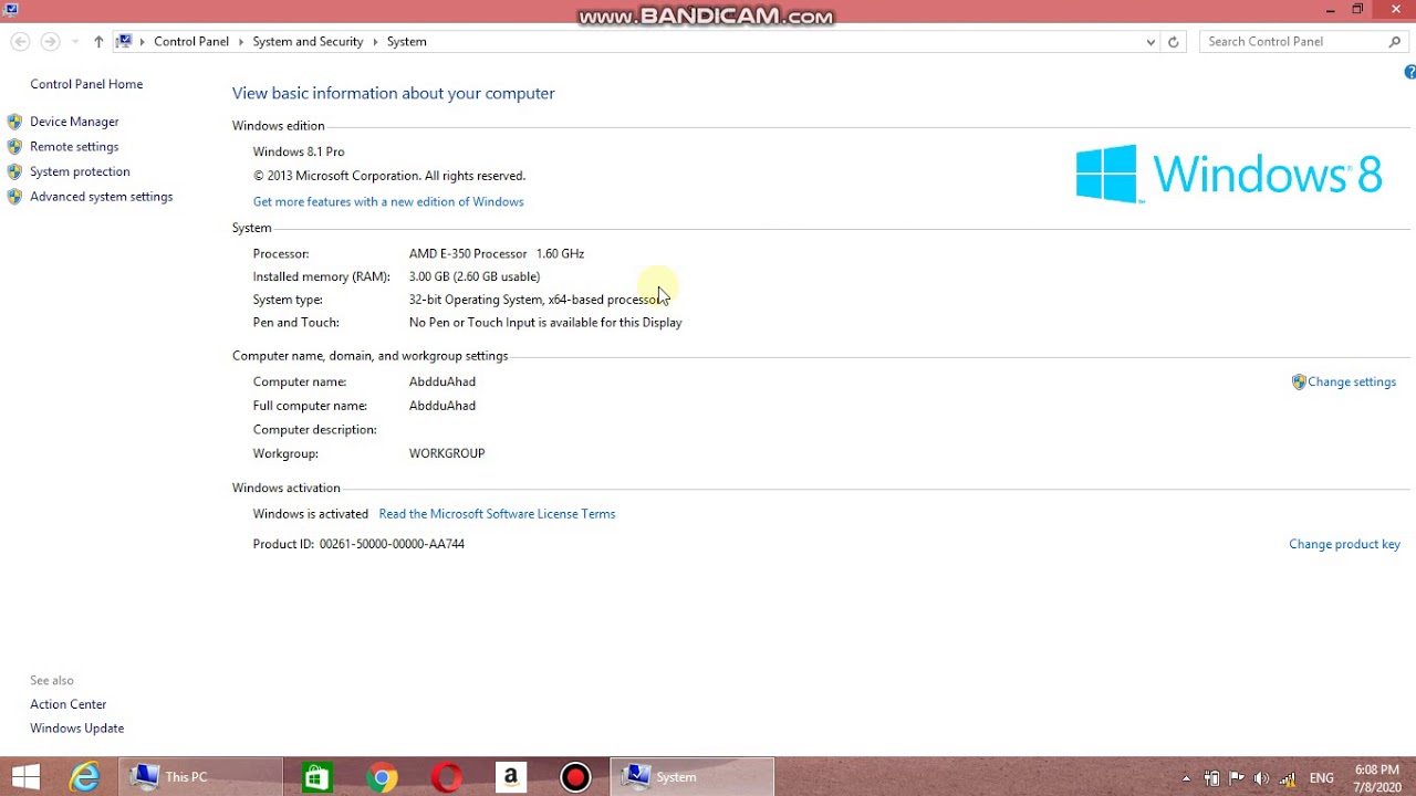 How to chek basic information of you pc - YouTube