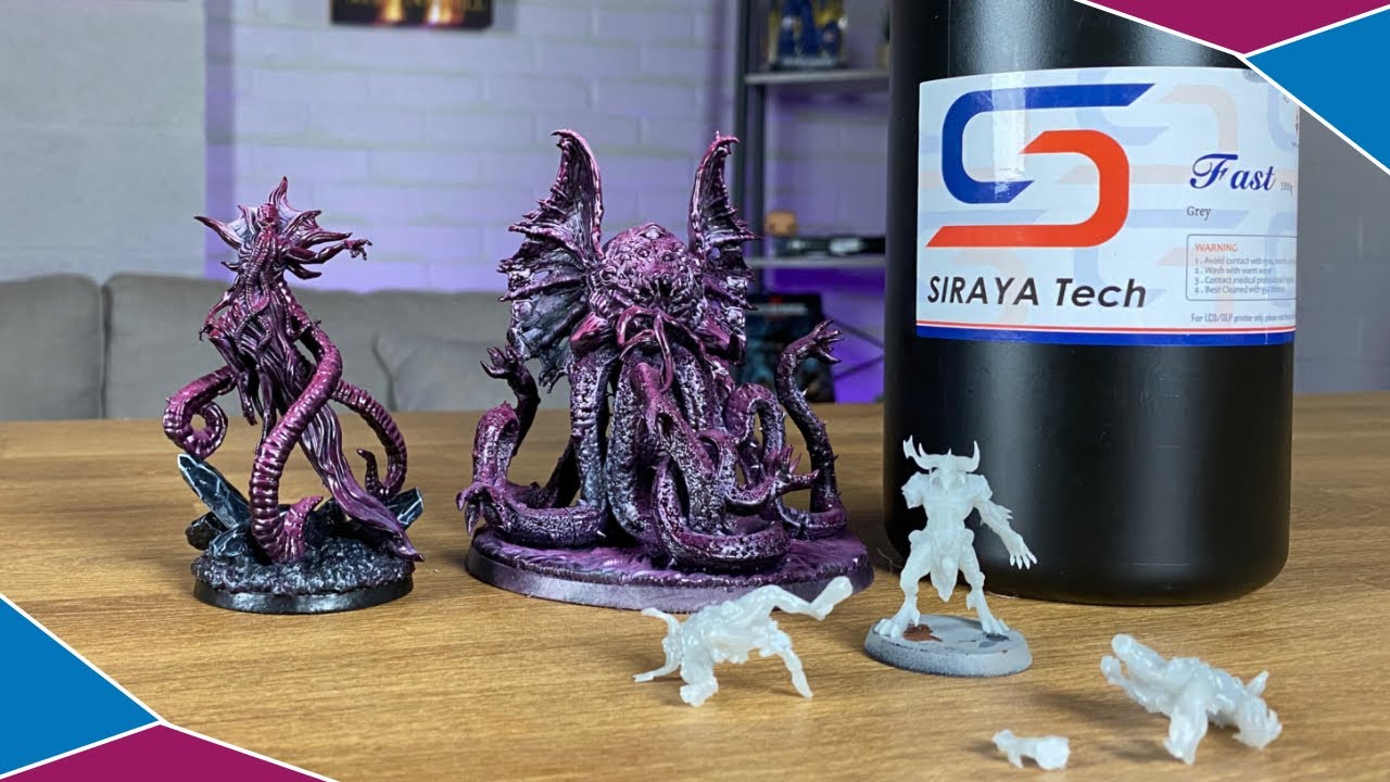 Let's smash some miniatures! Siraya Tech Fast - YouTube