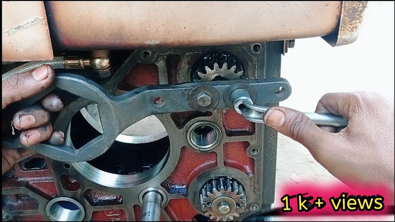 12/16/20 HP China Engine Bearing Uninstall/How to uninstall the weight ...