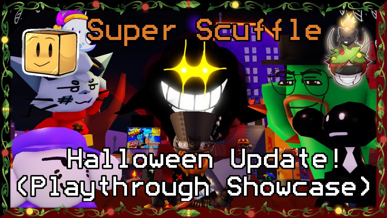 Halloween Update (Playthrough Showcase!) (Super Scuffle) #4 - YouTube
