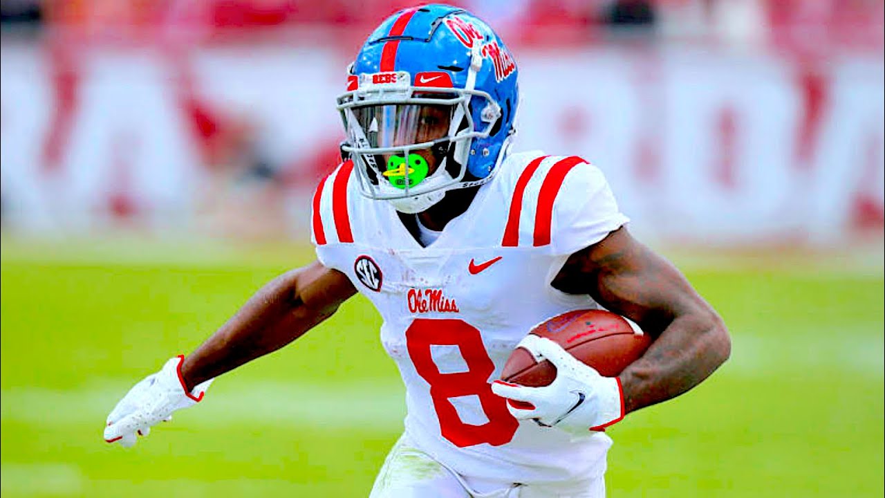 Elijah Moore Career Highlights (2018-2020) || Ole Miss WR #8 - YouTube