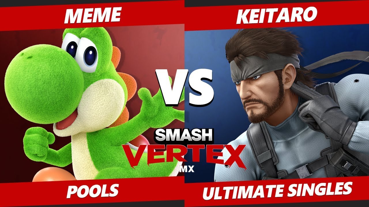 Smash Vertex Pools - CE | Meme (Yoshi) Vs. Keitaro (Snake) Smash ...
