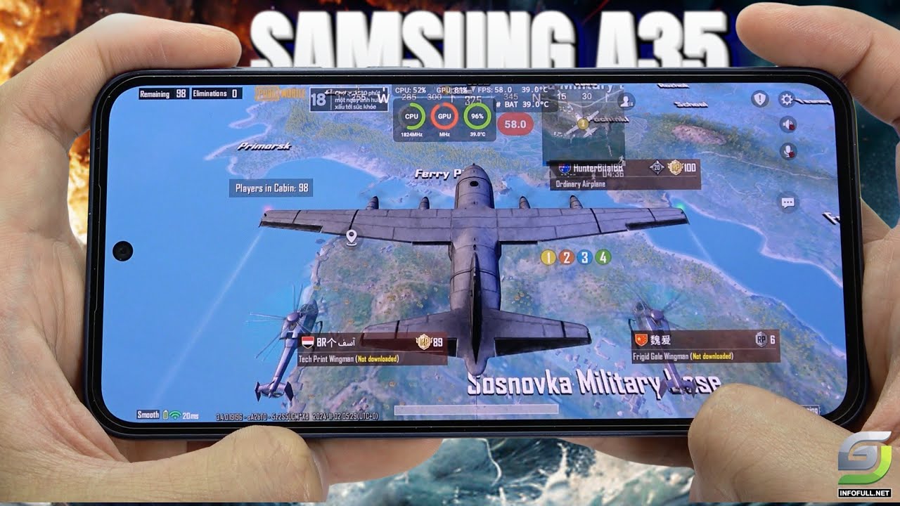 Samsung Galaxy A35 test game PUBG Mobile Update | Exynos 1380 - YouTube