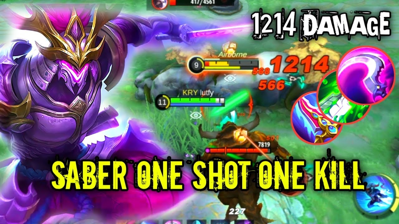 BUILD SABER TERSAKIT 2022,1X ULTI MATI | BUILD SABER TERSAKIT TOP 1 ...