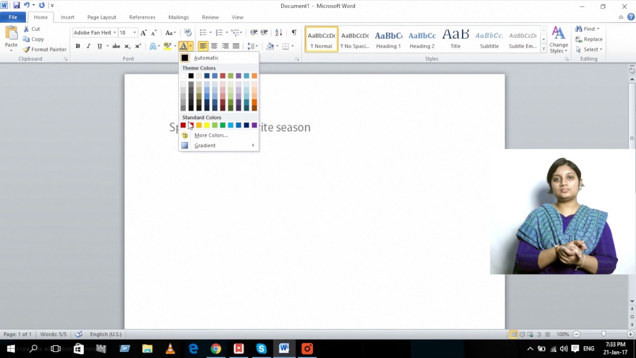 Microsoft Word 2010: Home Tab - YouTube