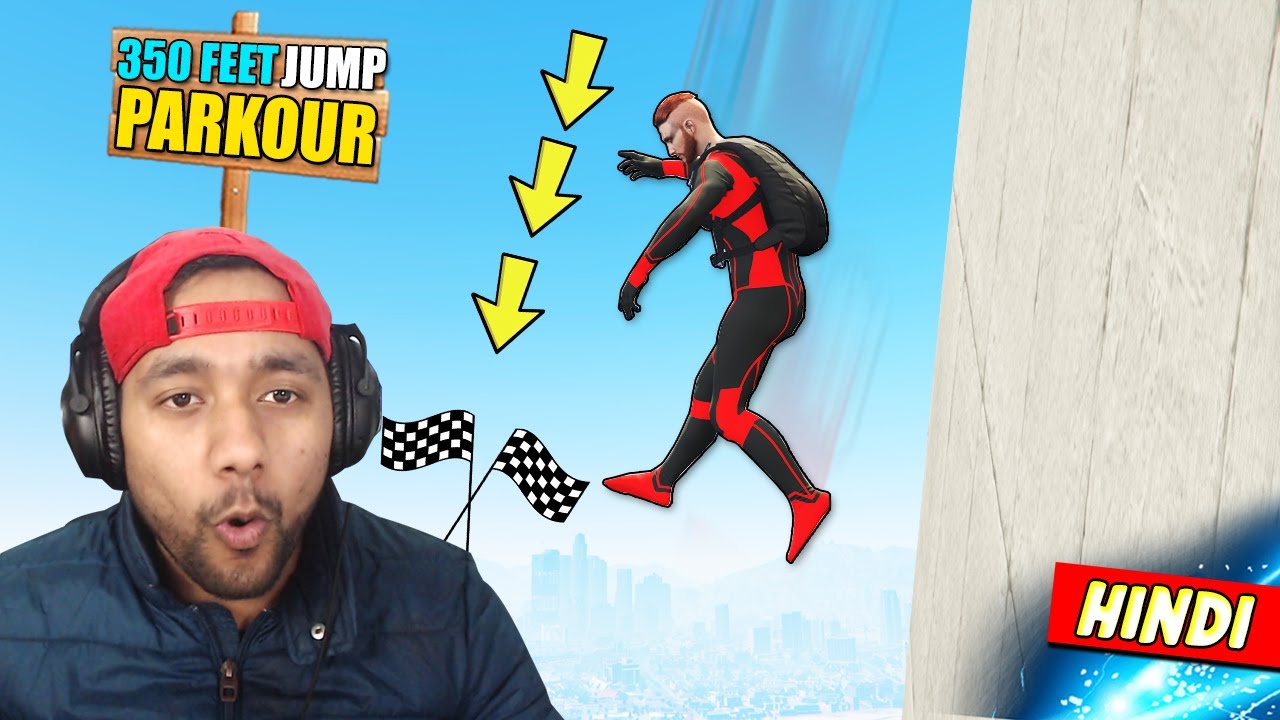 BIGGEST 350 FEET HIGH HUMAN JUMP PARKOUR 🤾‍♂️🔥 | GGM on Fire - YouTube