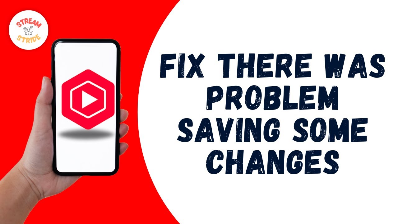 HOW TO FIX THERE WAS A PROBLEM SAVING SOME CHANGES IN YT STUDIO - YouTube