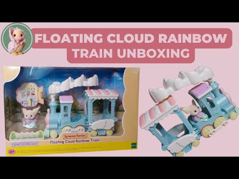 Sylvanian Families Floating Cloud Rainbow Train Unboxing - New for 2023 ...