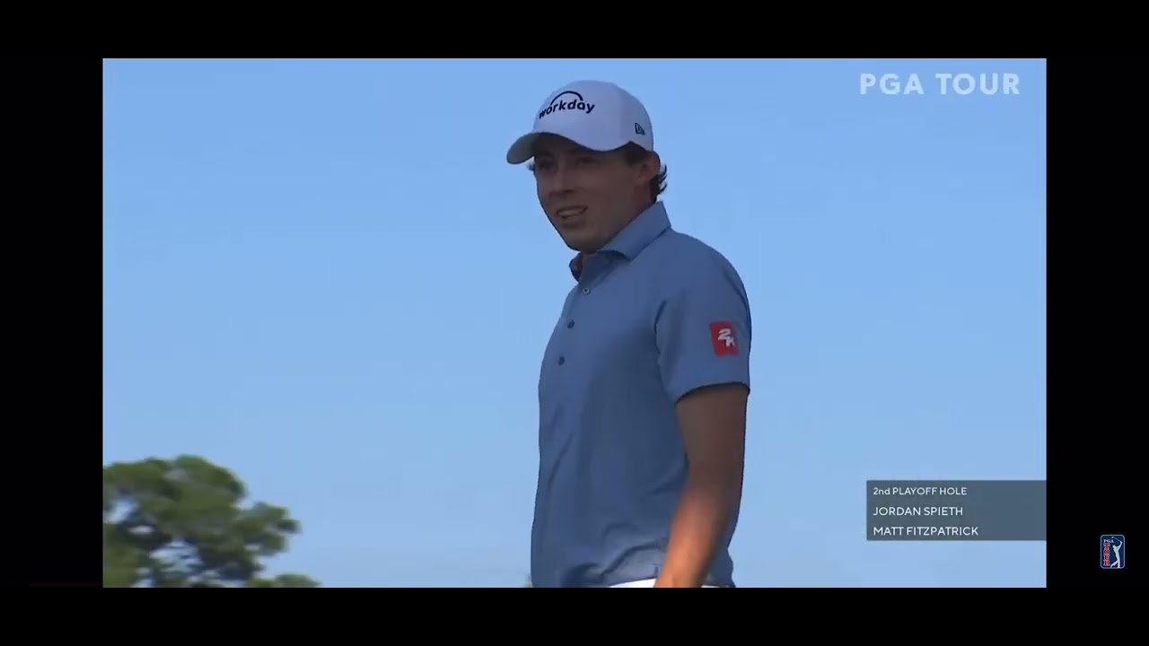 Jordan Spieth vs Matt Fitzpatrick what a Playoff - 2023 RBC Heritage ...