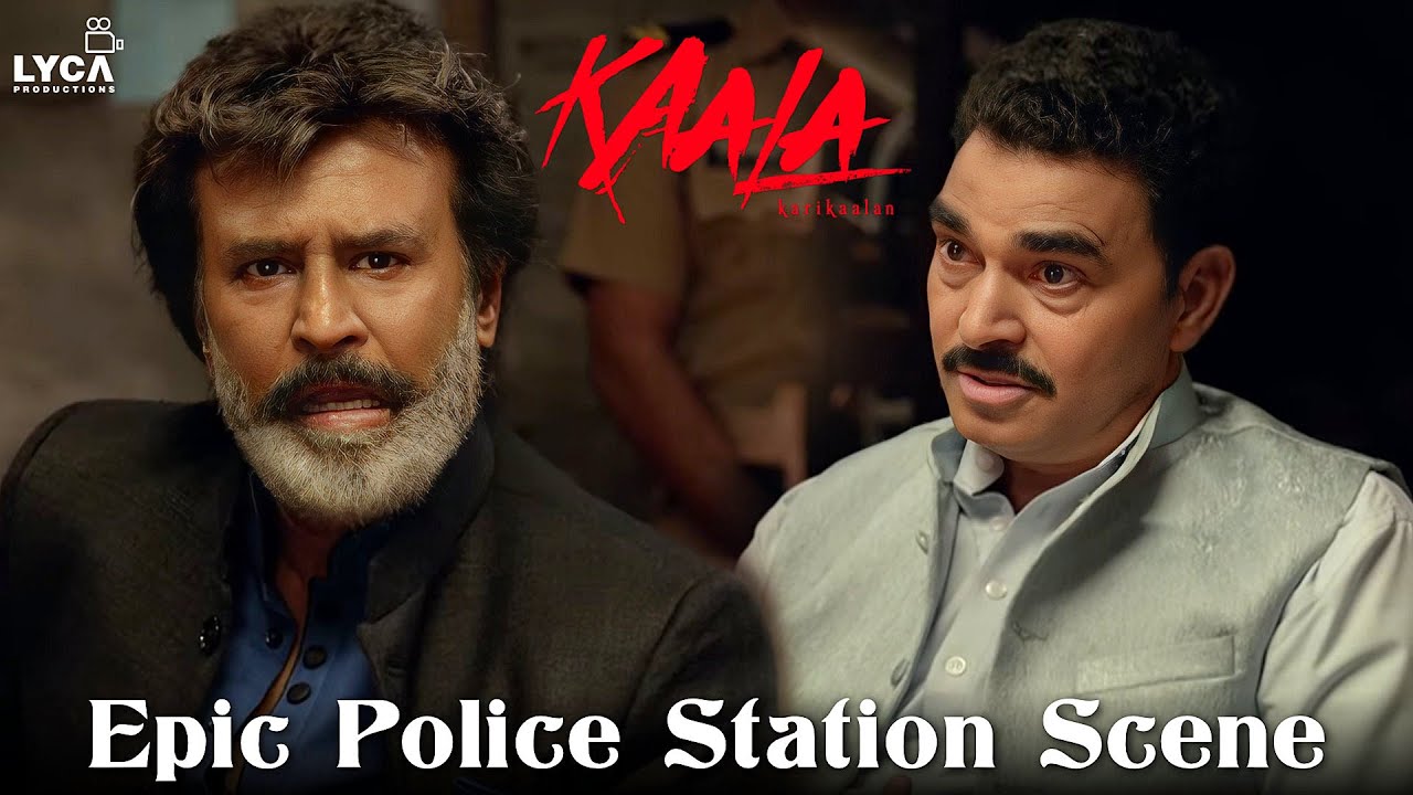 Kaala Movie Scene (Hindi) | Epic Police Station Scene | Rajinikanth ...