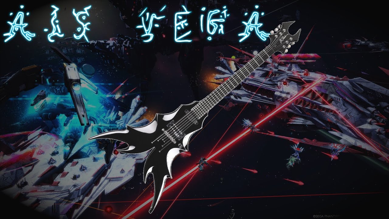 PSO2 Music Cover (guitar rhythm and lead) - A.I.S Vega - YouTube