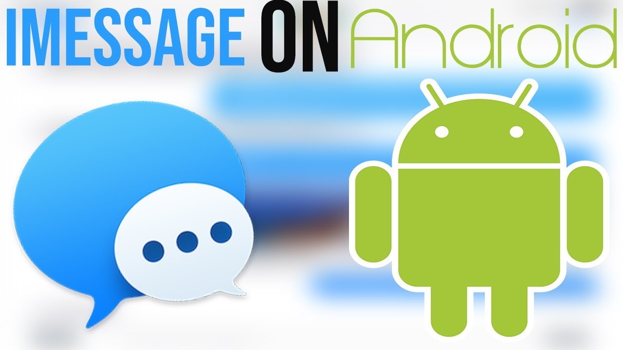 How to get iMessage on ANDROID! - YouTube