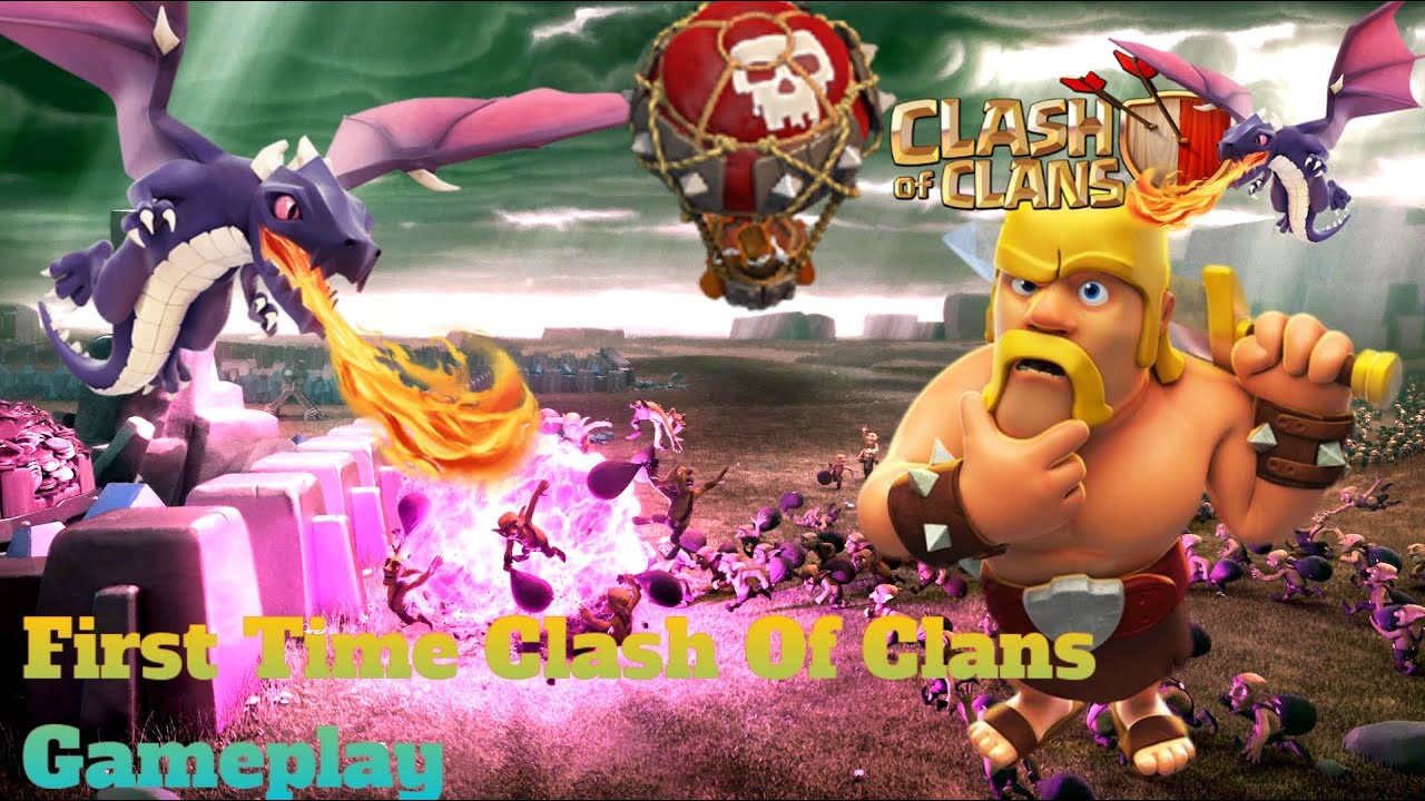 Clash Of Clans First time Gameplay | COC Guide @clash of clans # ...