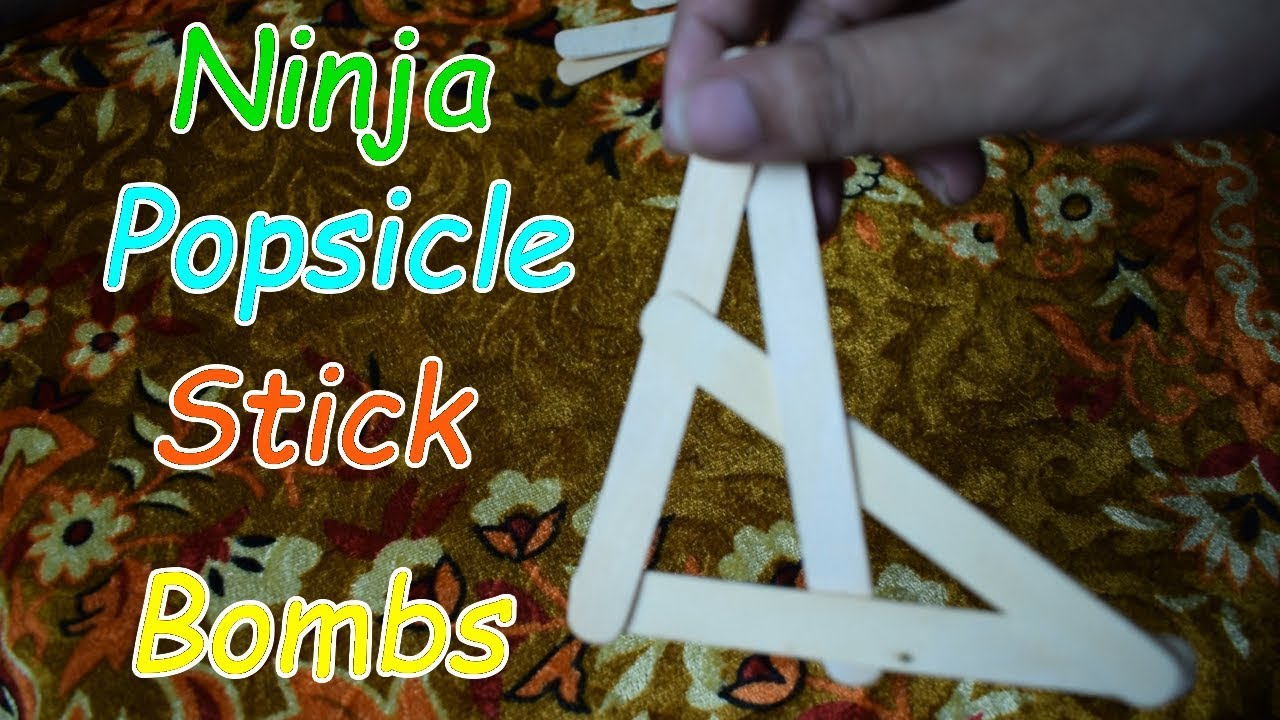 5 Awesome Ways To Make Popsicle Stick Bombs - YouTube