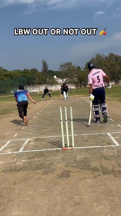 Lbw out or not out 🏏🔥#yt #ytshorts #youtubeshorts #viral #cricket - YouTube
