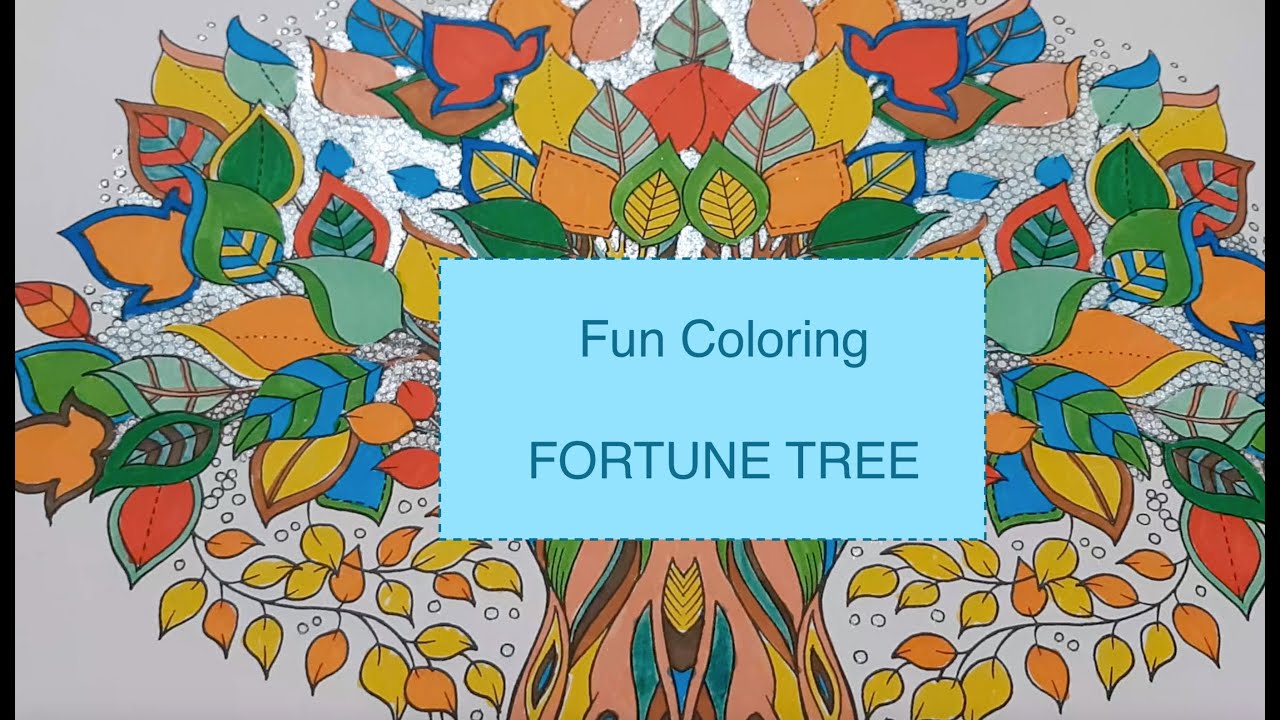 Fun Coloring Tutorial_Fortune Tree_Enchanted Forest_Johanna Basford ...