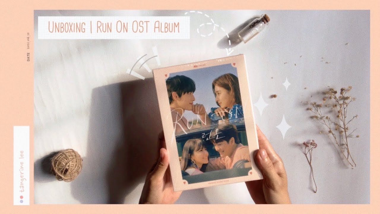 unboxing : run on ost album (jtbc) - YouTube