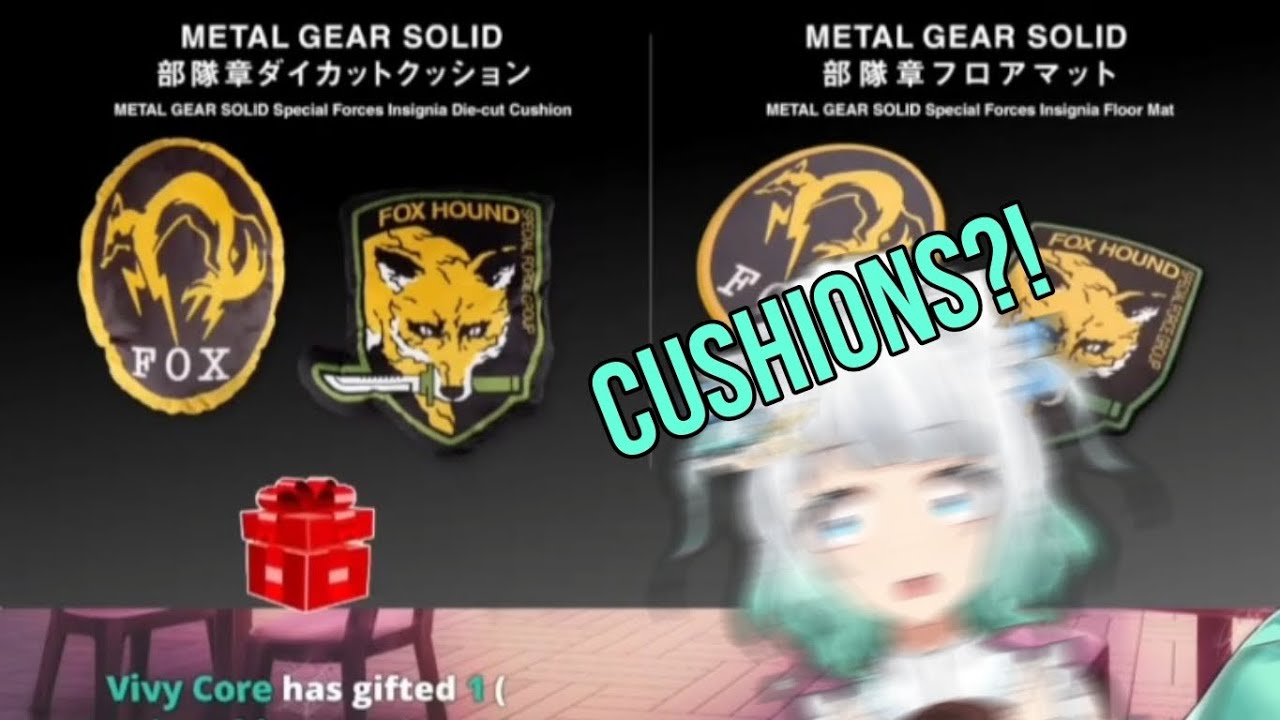 Mint freaks out over MGS cushions - YouTube
