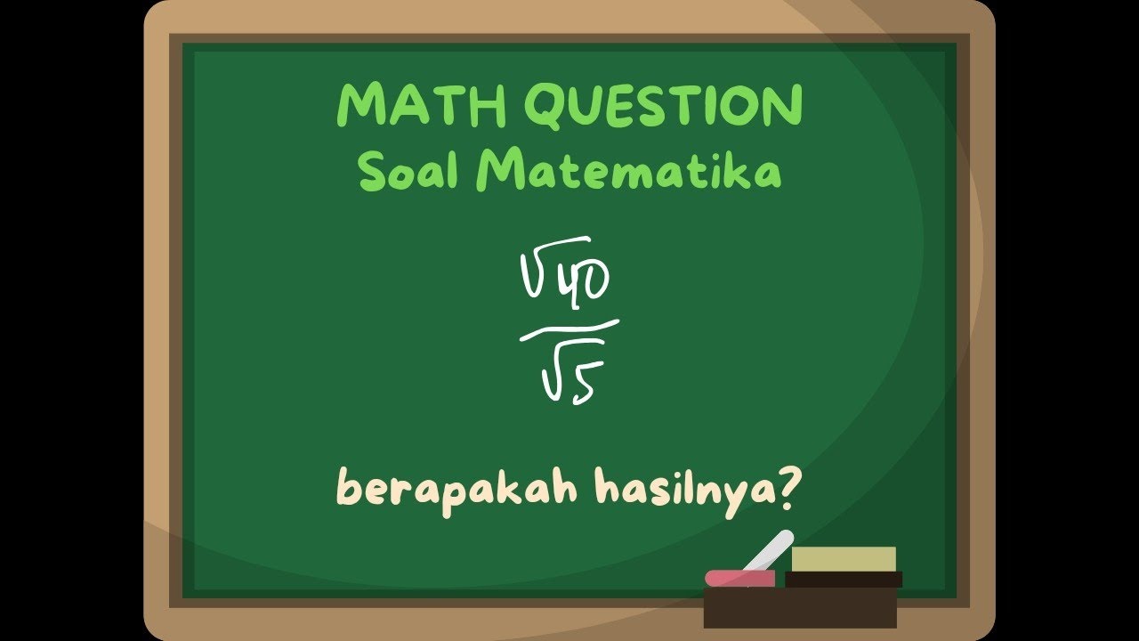 Soal matematika | math question 40/ 5? @amellelearn313 - YouTube