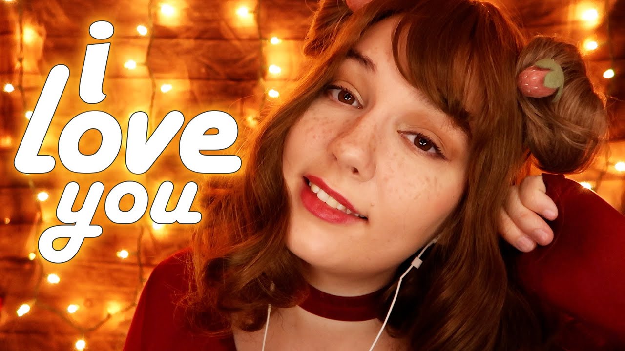 ASMR 💛 "I Love You", "It's Okay", "Shhh" + Hugging You + Face Touching ...