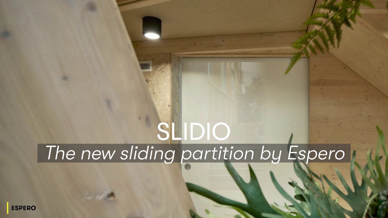 NEW - The Slidio sliding wall by Espero - YouTube
