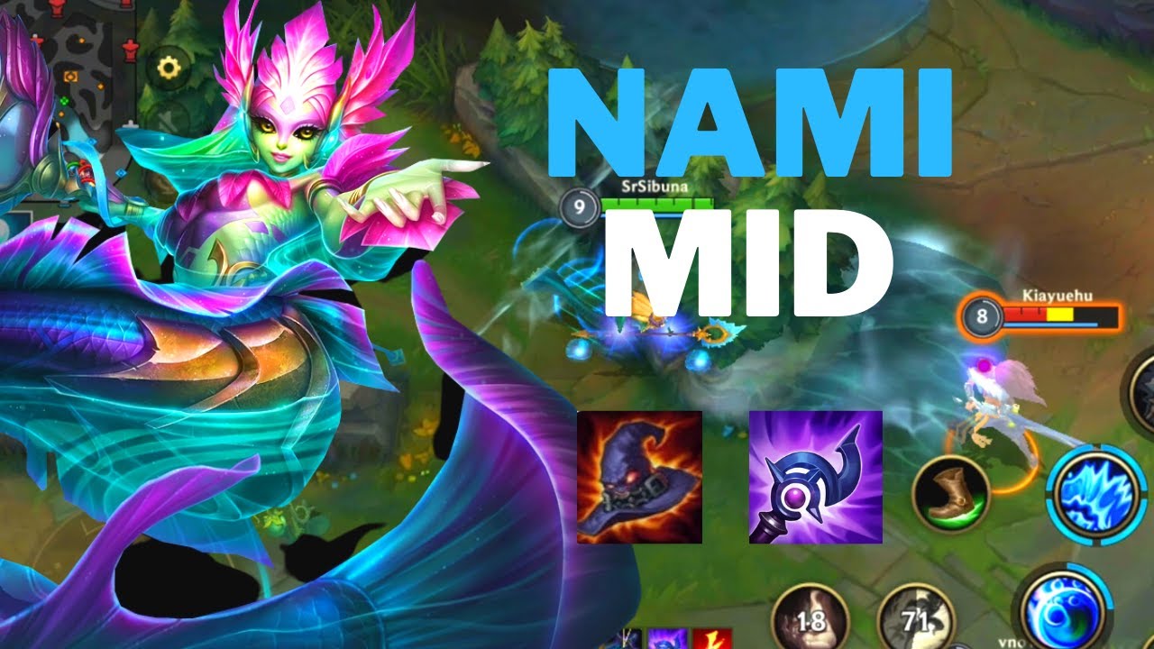 Nami mid full AP - Gameplay | Wild Rift - YouTube