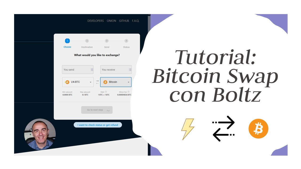 Tutorial: Da Lightning network a Bitcoin onchain. Come effettuare uno swap con Boltz - YouTube