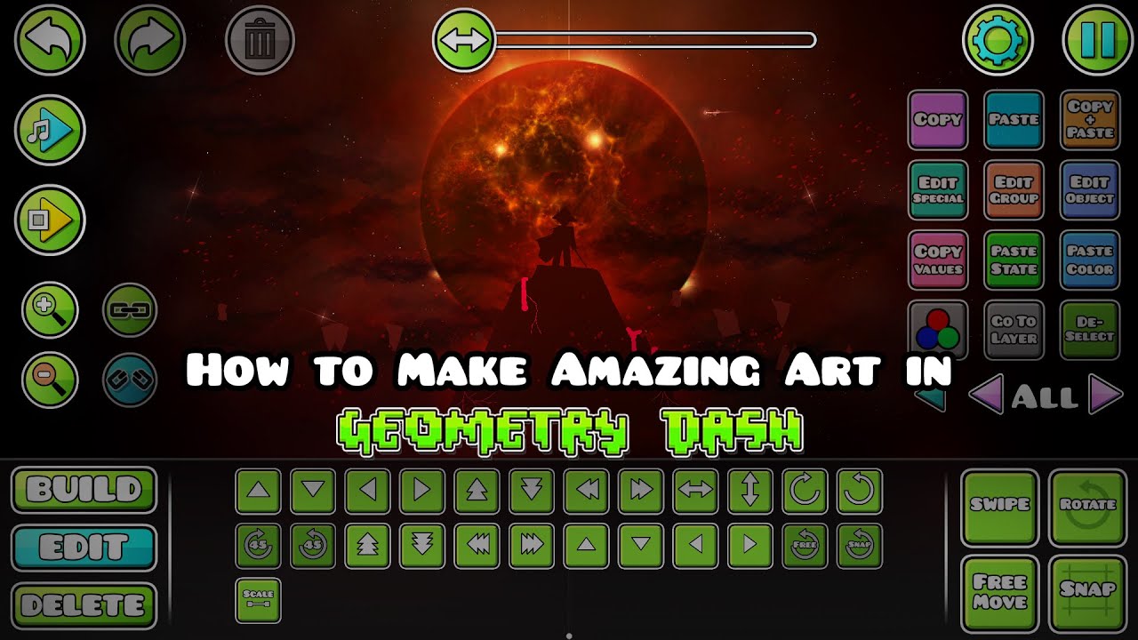 How To Make Art In Geometry Dash YouTube How To Make Art In Geometry Dash YouTube