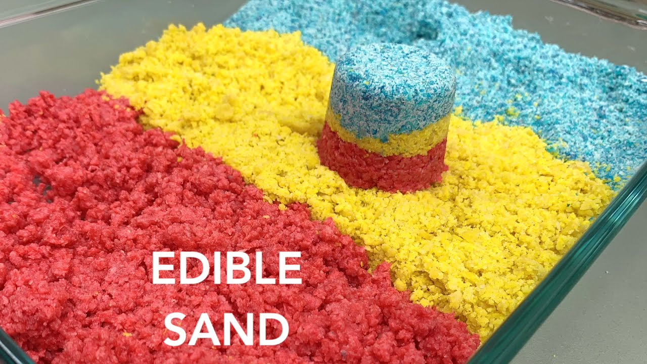 HOW TO MAKE EDIBLE SAND! - YouTube