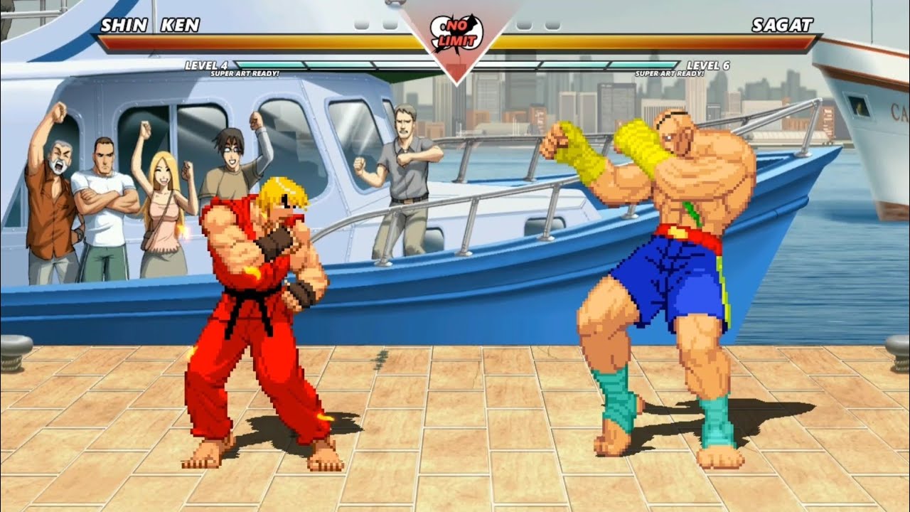 SHIN KEN vs SAGAT - The most epic fight - YouTube