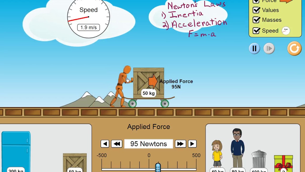 Newton's Laws : Inertia and Acceleration - YouTube
