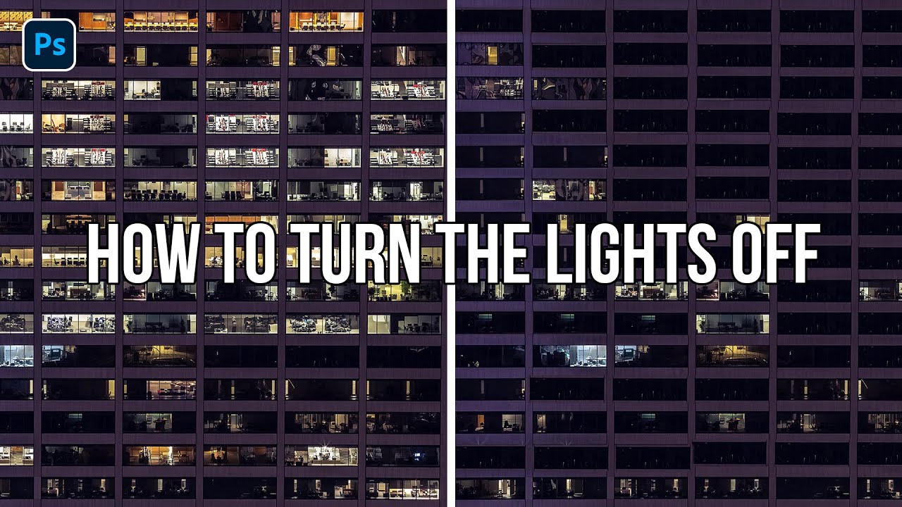 How To: Turn The Lights Off (Photoshop) - YouTube