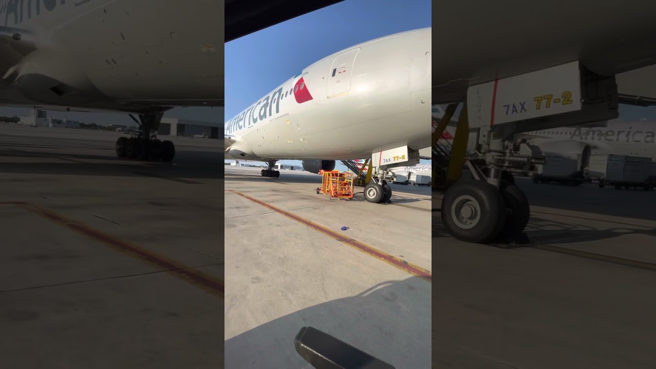 Miami International Airport american airlines ramp - YouTube