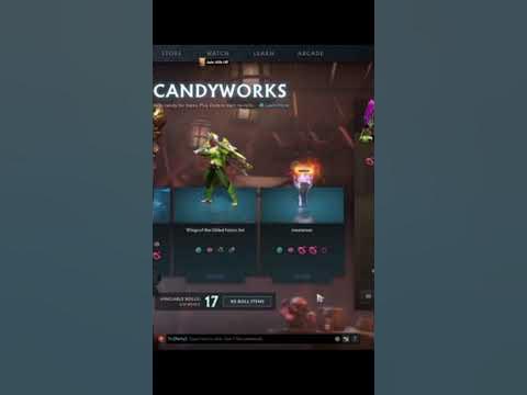 Lucky Guy in Candy Works LC Arcana then Amaterasu - Dota 2 - YouTube