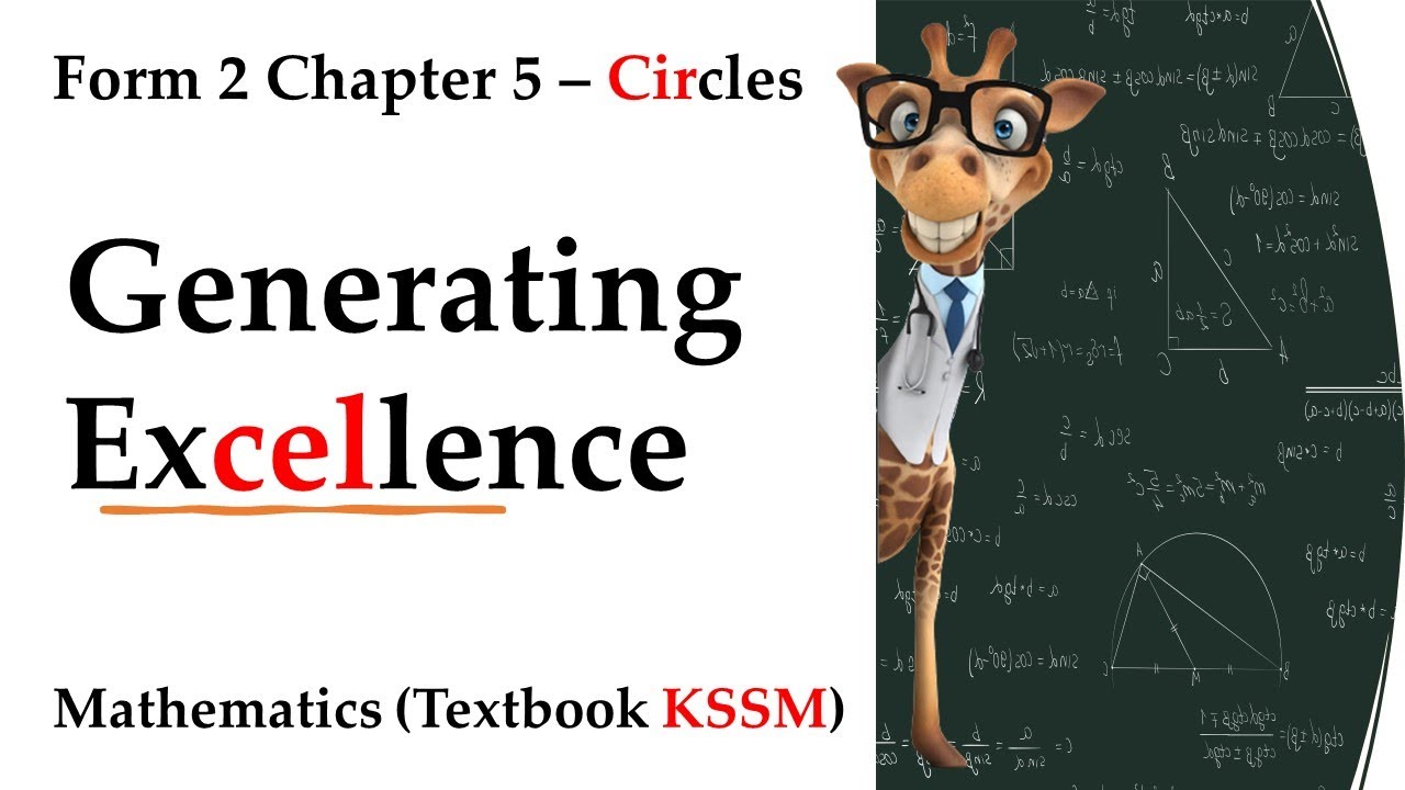 KSSM Form 2 Mathematics Chapter 5 - Generating Excellence | Circles ...